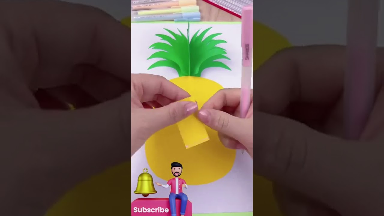 The Expert Guide To The Unique Pineapple Made By A Chart#popular #handicrafts #shorts