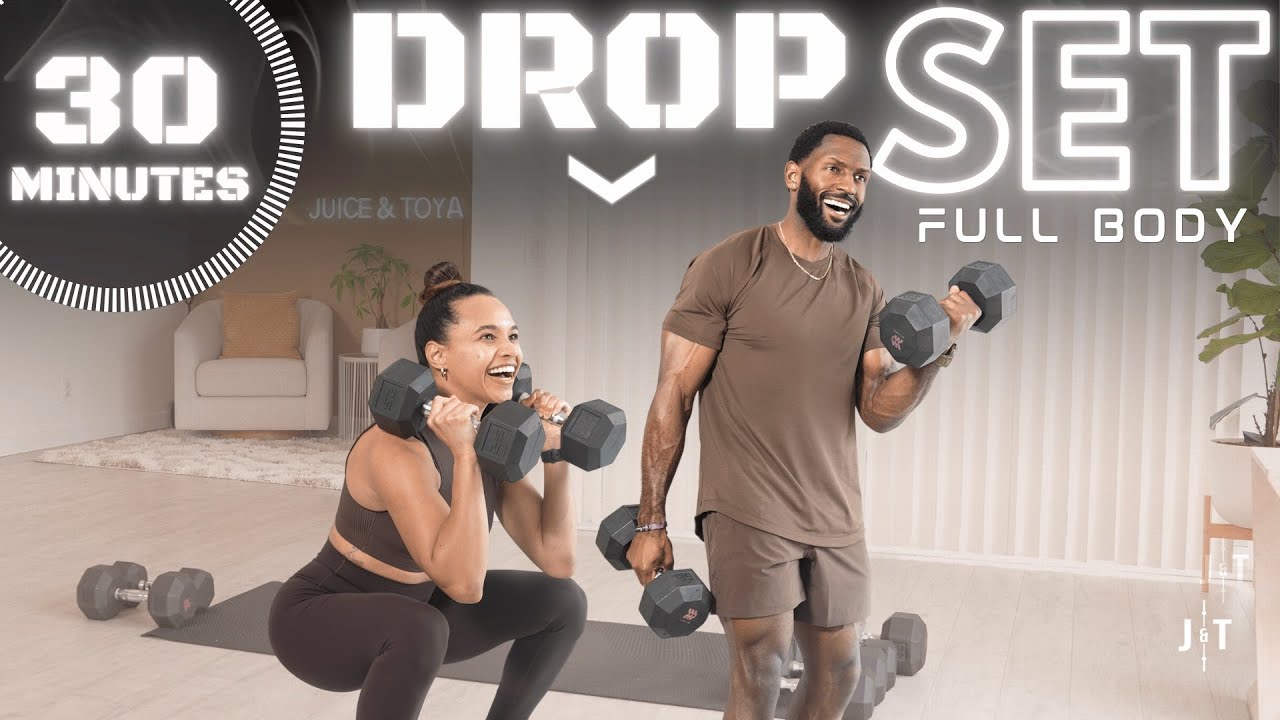 30 Minute Drop Set Workout [Full Body Strength Training]