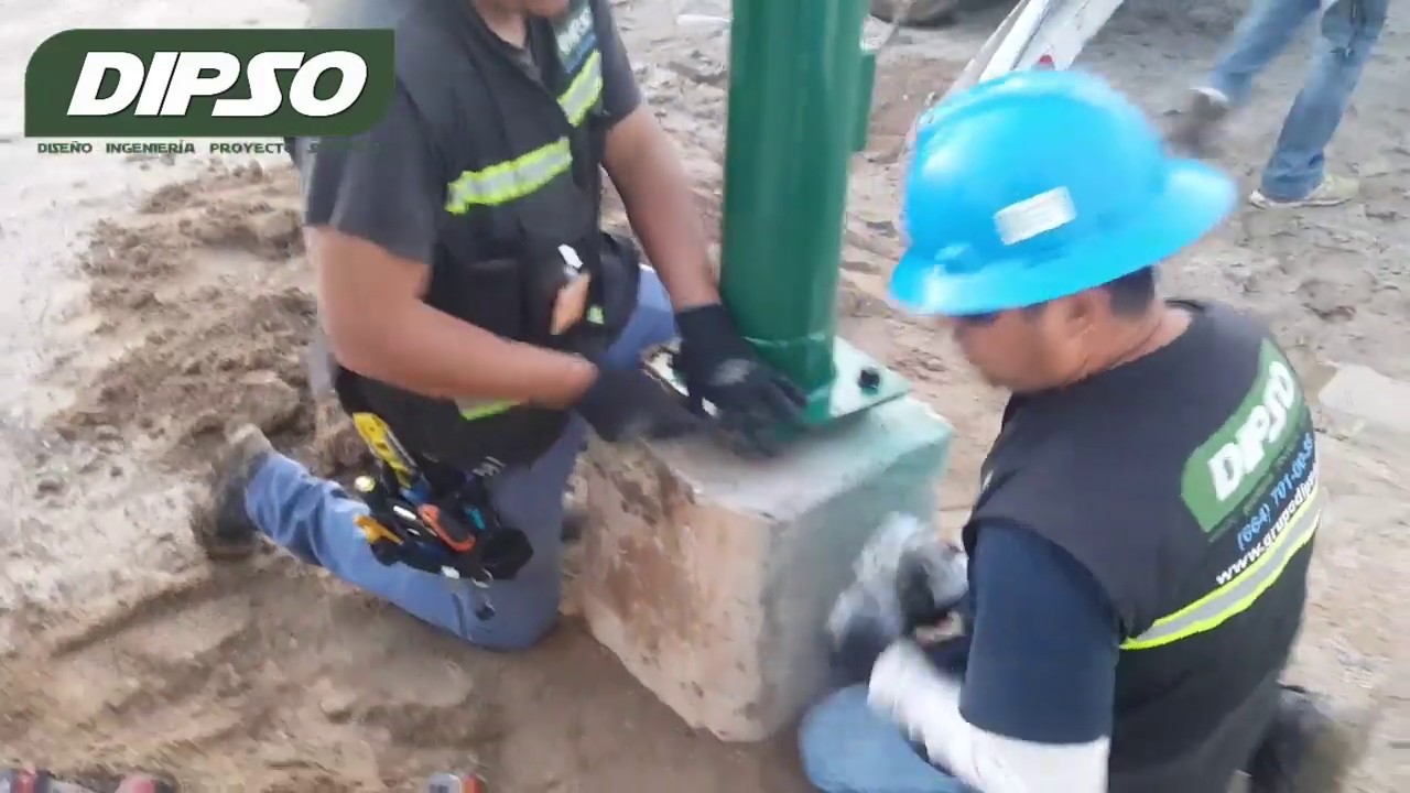 GRUPO DIPSO - COLOCACIÓN DE ALUMBRADO EXTERIOR EN SAMEX VALLE REDONDO