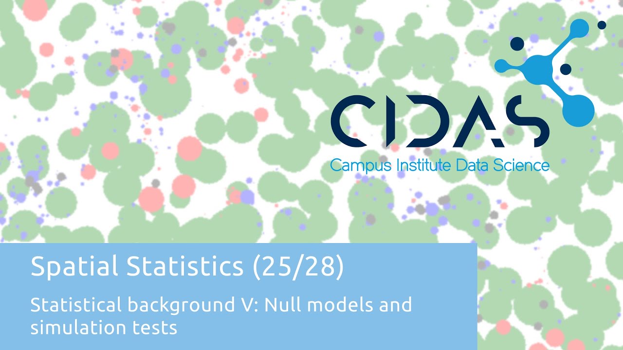 Spatial Statistics - Statistical Background V: Null Models And Simulation Tests