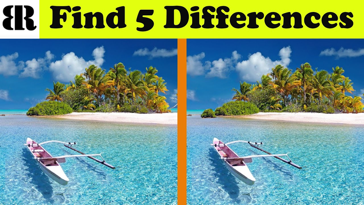 Find The Difference | Spot 5 Differences | Very Hard - Only Geniuses Find ALL | 10 Rounds | Holiday