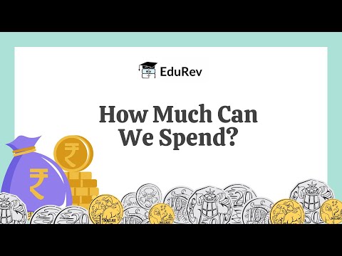 Quick Revision: How Much Can We Spend? (Money) Video Lecture ...