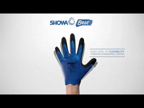 Screwfix - Showa 306 Fully-Coated Latex Grip Gloves