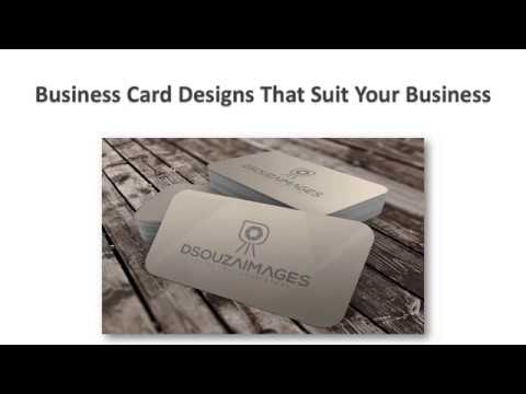 Best Business Card Designs That Suit Your Business