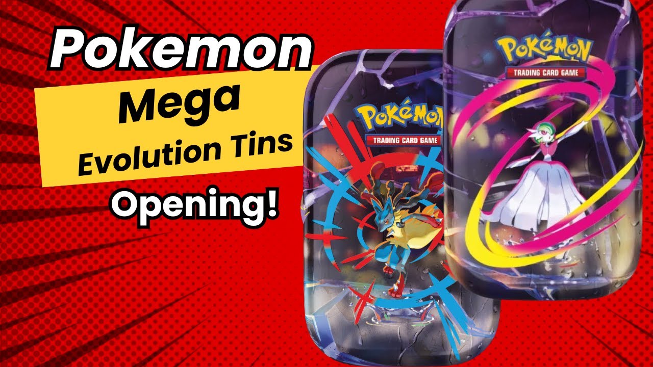 Mega Evolution Tins Opening (worth it?)