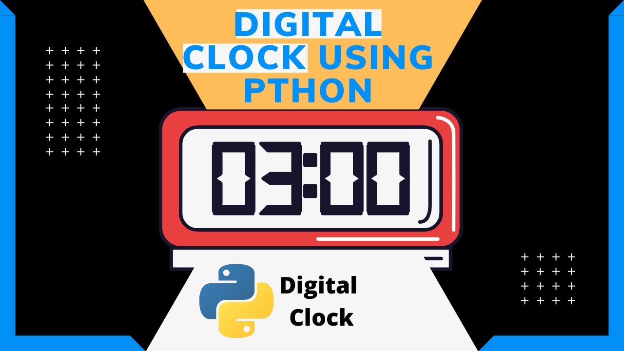 Create a Digital Clock using Python | Python Tkinter Tutorials