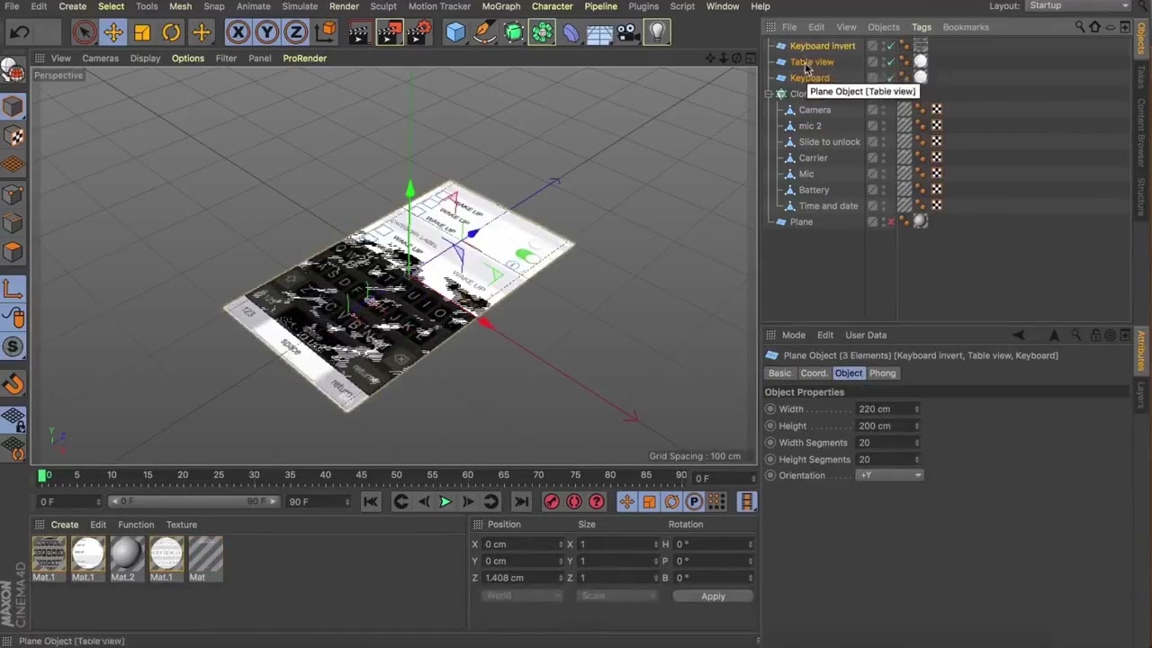 Cinema 4D tutorial   AR glitch effect