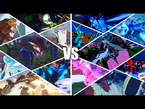 SEMI AQUATIC Creatures Vs AQUATIC Creatures in Creatures Of Sonaria!