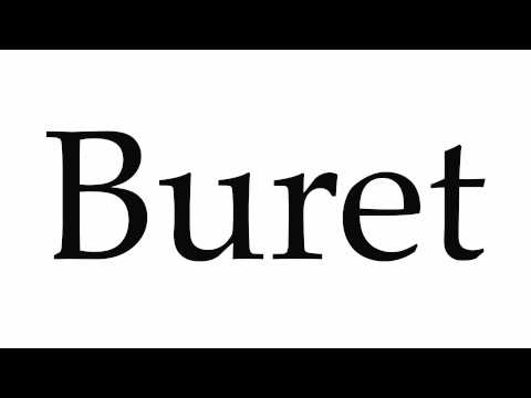 How to Pronounce Buret
