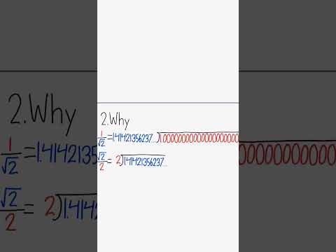 Why do we Rationalize the Denominator?
