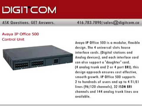In Avaya IPO 500 Phone 2 Analog Ports | cottonedkennelling