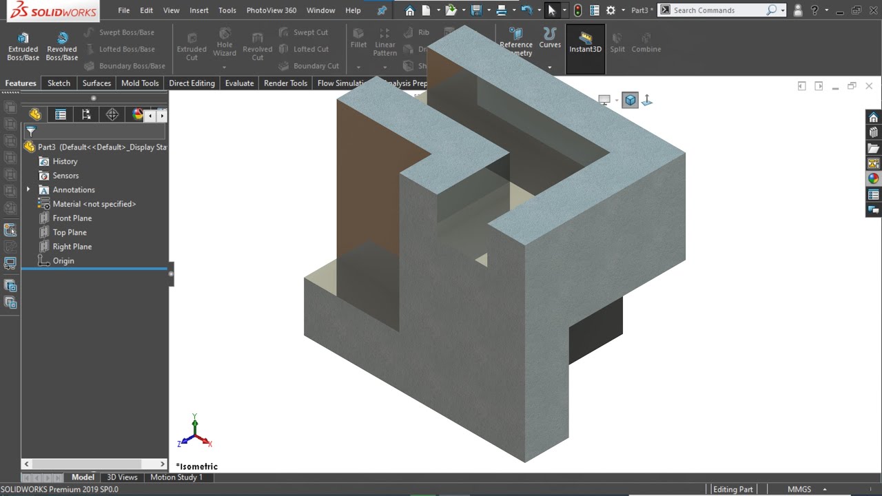 SolidWorks Tutorial Beginners Exercise 36