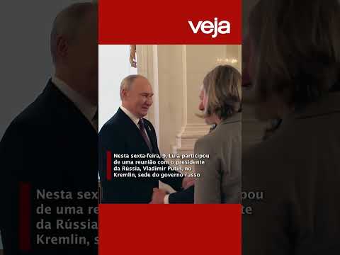 Lula se reúne com Putin, fala do potencial da relação Brasil-Rússia e critica Trump