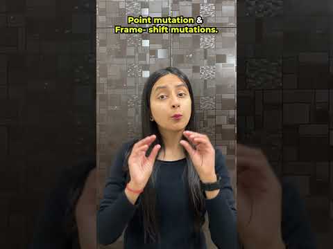 Mutation & types of Mutations | Class 12 Genetics #biology #neet #shorts