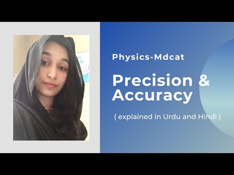 Precision & Accuracy ( explained in Urdu and Hindi )