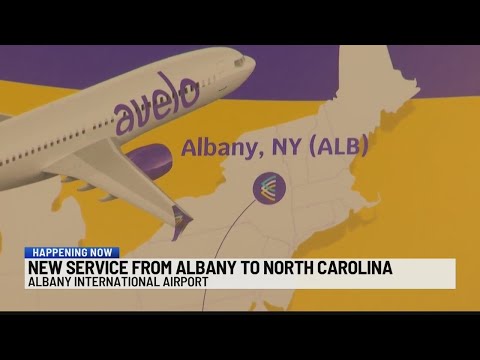 New service from Albany to North Carolina at Albany International Airport