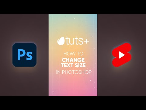 How to Change Text Size in Photoshop #shorts