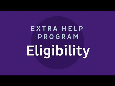 Extra Help: Eligibility