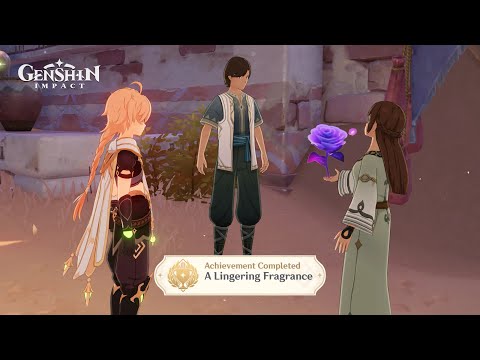 A Lingering Fragrance Genshin Achievement Guide | Desert Bloom Daily Commission Sumeru