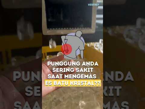 Alat Penampung ES Kristal Otomatis!! Hooper Srew Feeder - bye bye punggung sakit!!! #eskristal #fyp