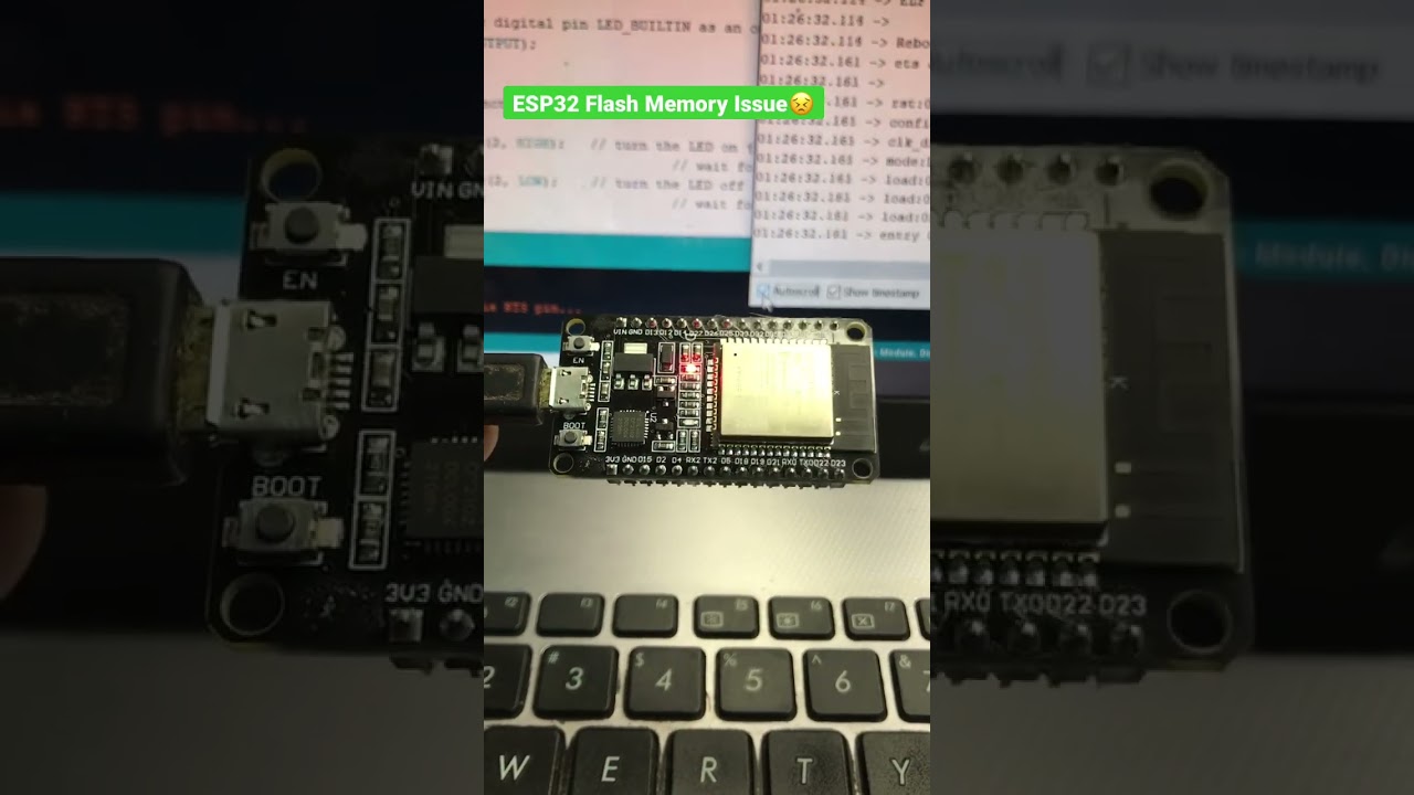 ESP32 Flash Memory Issue | ESP32 BootLoop issue | ESP32 Code Upload Issue | Esp32 Programming Issues
