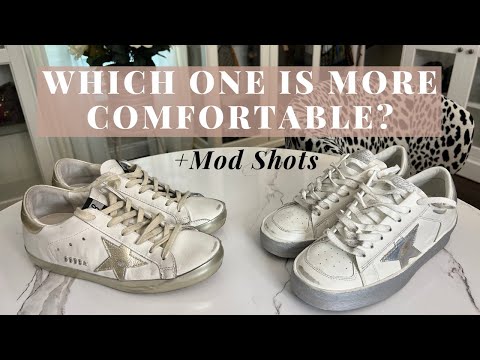 GOLDEN GOOSE SNEAKERS, COMFORTABLE? | SUPERSTAR VS STARDAN SNEAKER COMPARISON REVIEW +MOD SHOTS