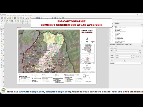 Comment générer facilement un atlas dans qgis, mise en page d'une carte, formation sig