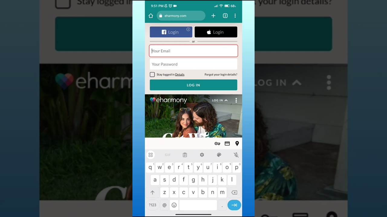 How to Login to Your eHarmony Account?