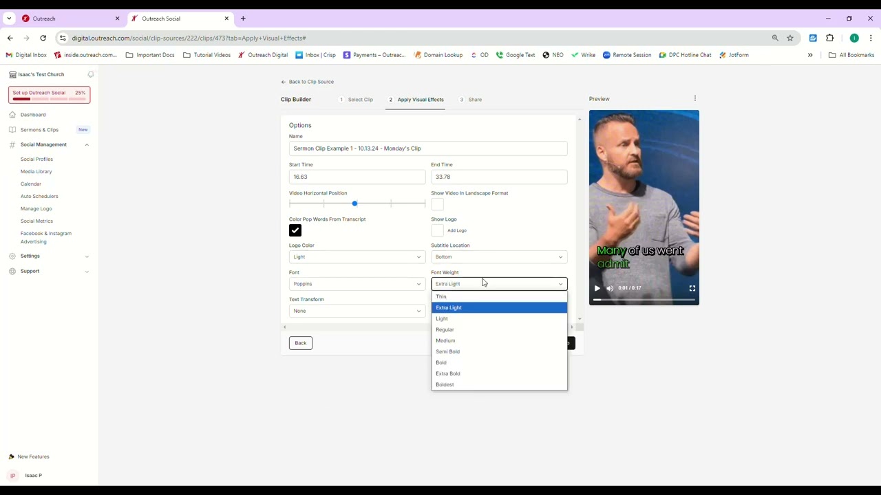 Tutorial Video - how to get started with Outreach Clips