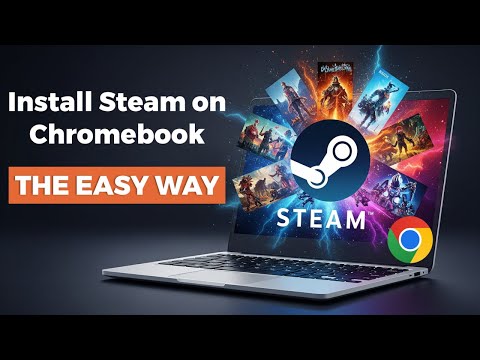 The FASTEST Way to Install Steam on Chromebook (2 EASY Steps!)