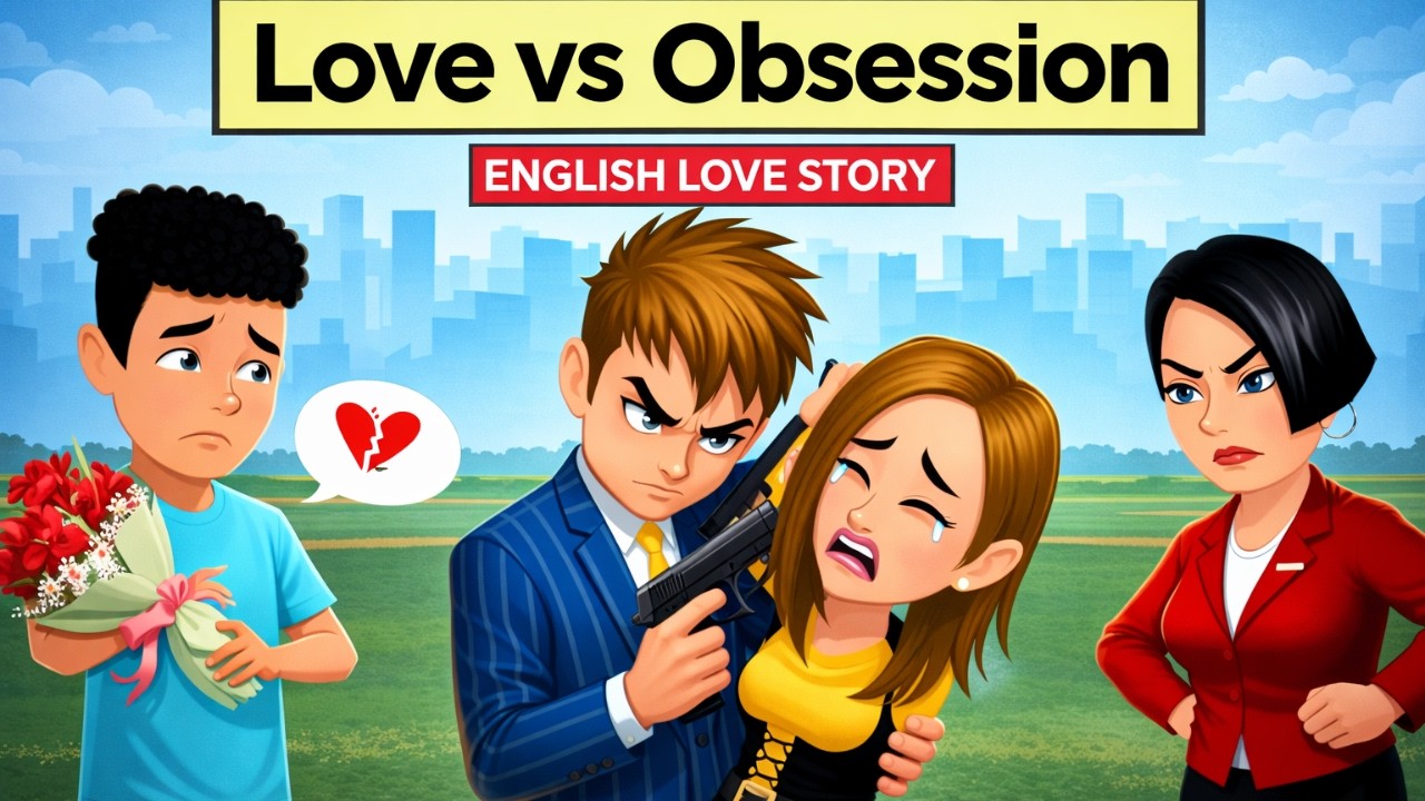 Love VS Obsession Full Series | English learning stories | Animated stories | Learn English