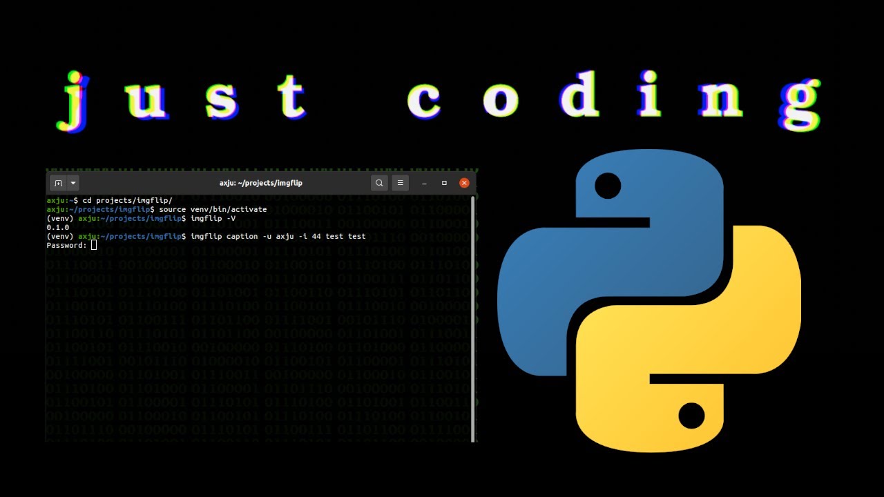 just coding | imgflip 0.1.0 | now with tests