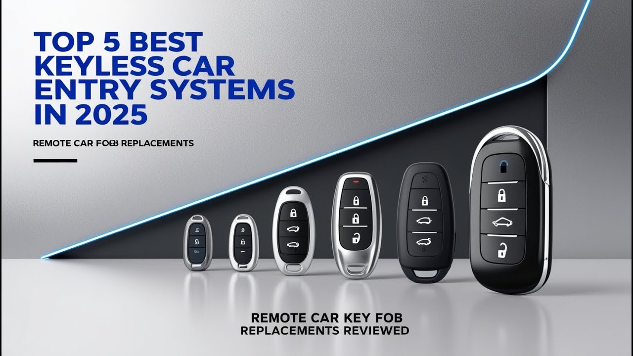 🔑 Top 5 Best Keyless Car Entry Systems in 2025 | Remote Car Key Fob Replacements Reviewed