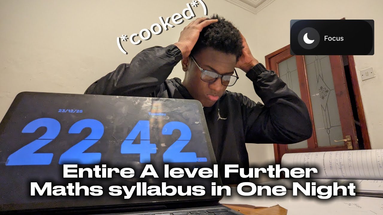  Studying ALL of A-Level Further Maths in ONE Night (Impossible Challenge?!)