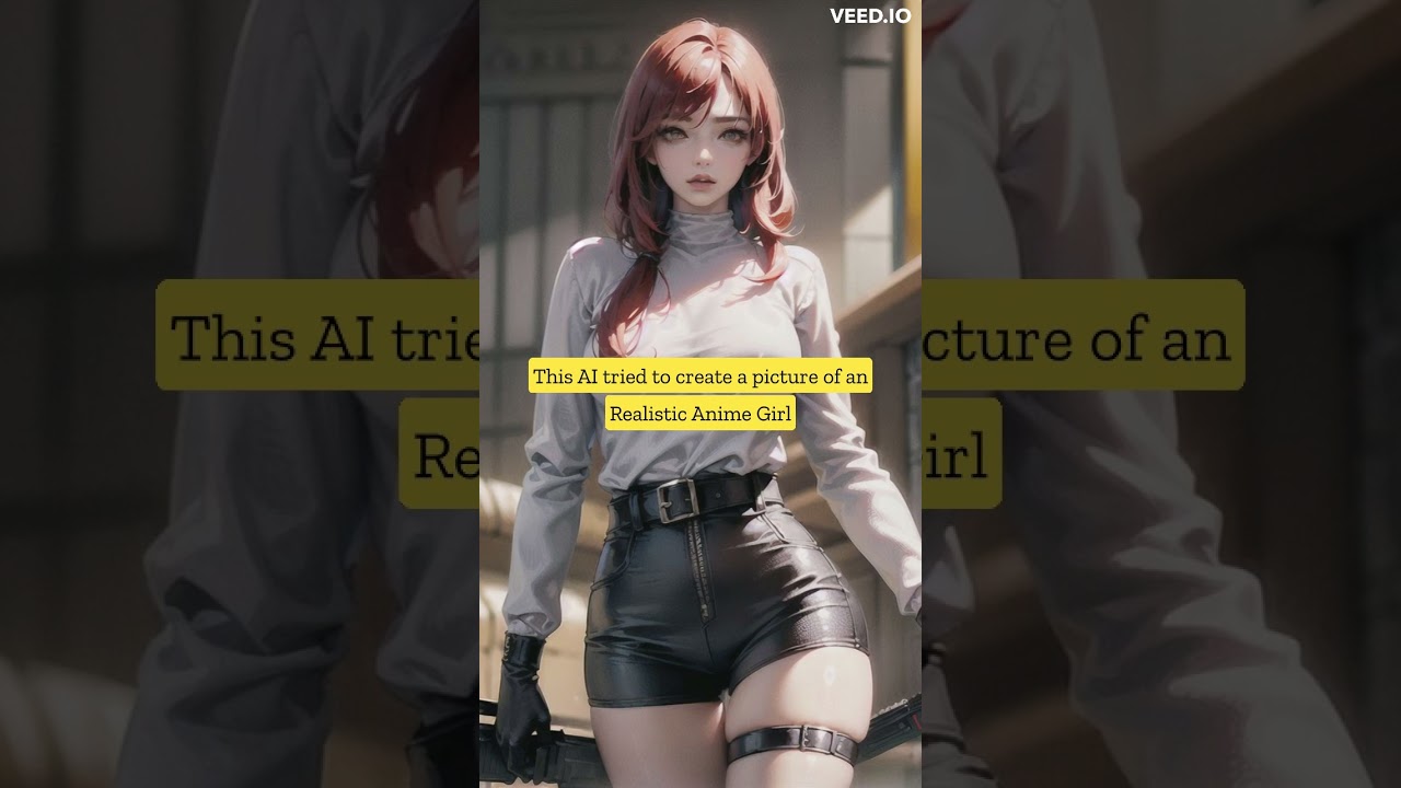 This AI tried to create a picture of an Realistic Anime Girl