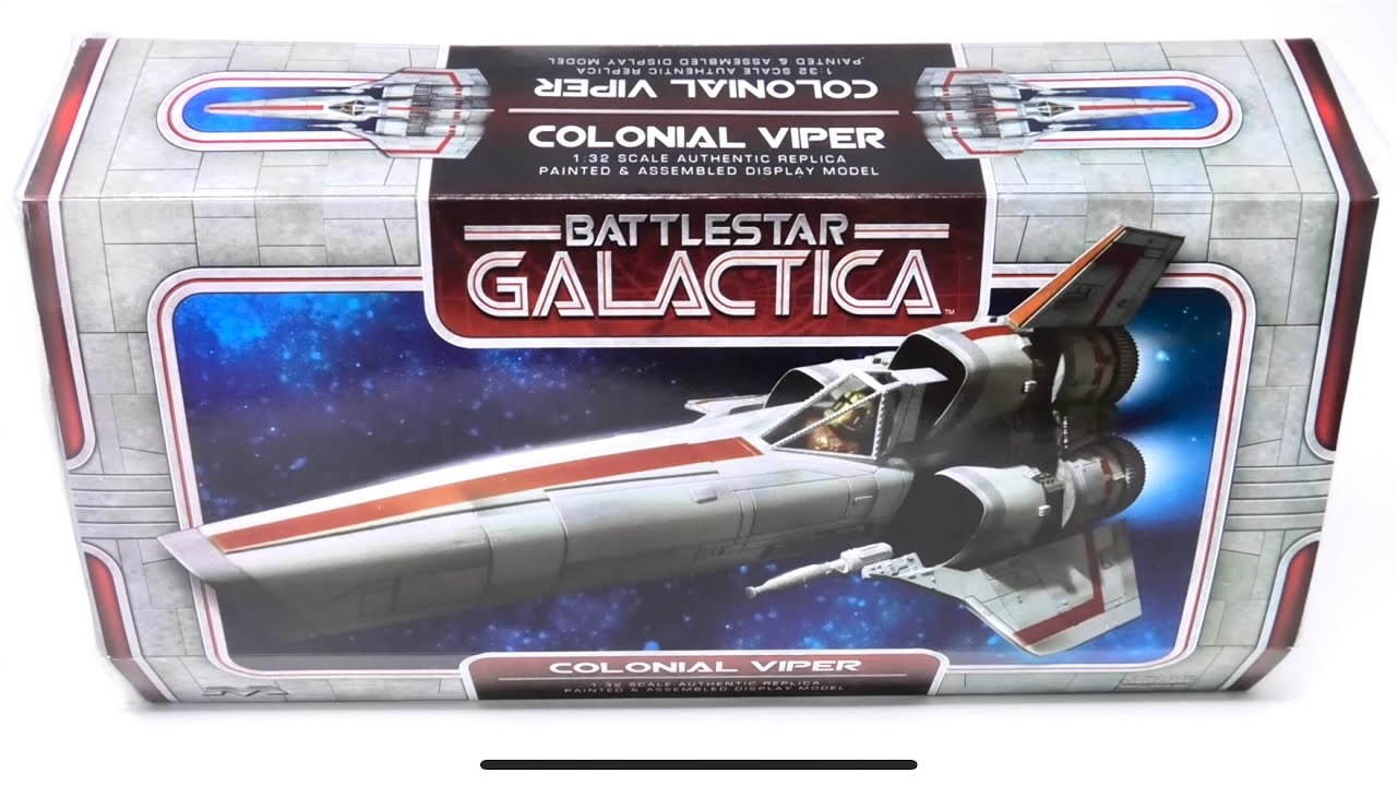 Moebius Pre-painted Viper Model Review! Battlestar Galactica