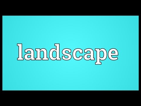 Landscape Meaning