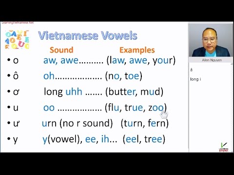 Vietnamese Vowels - LearningVietnamese.net