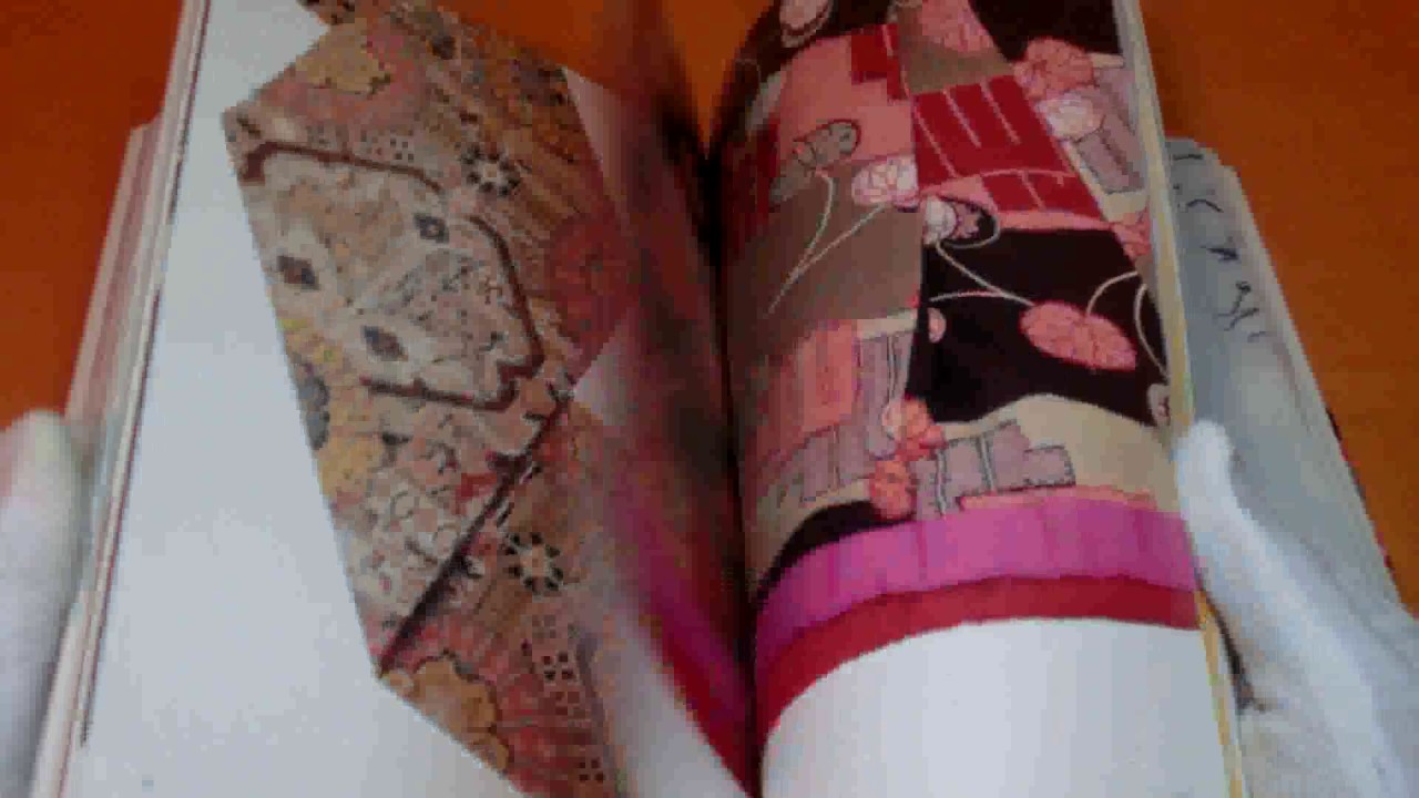 Colors of Japan and the Kimono book japanese obi pattern design textures #0346