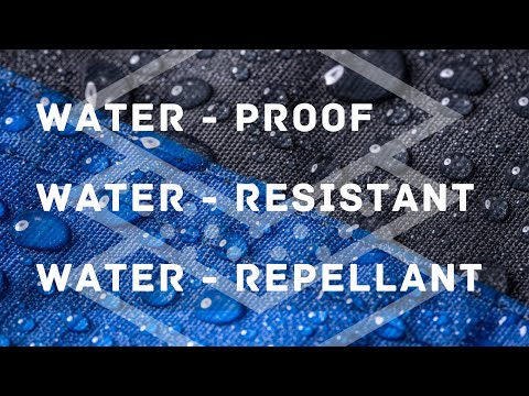 What is Waterproof? Waterproof vs Water resistant vs Water repellent