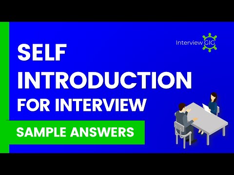 Self Introduction for Interview 2024 | Introduce Yourself in English | Tell Me about Yourself