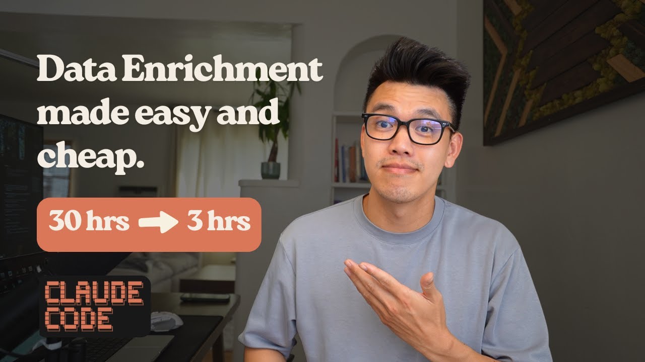 I Built a Simple AI Agent That Saved Me 30 hours of Manual Data Enrichment (Using Claude Code)