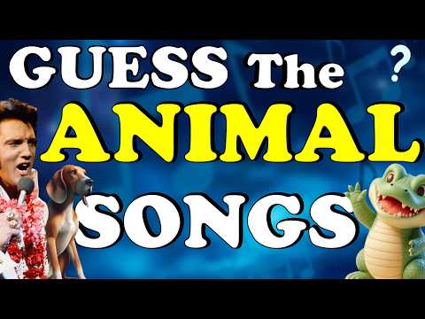 Animals In Song Titles🎵Guess The Song Music Quiz🎶🐾DIFFICULT!
