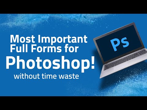 Most important full forms for photoshop. JPEG, PNG, GIF, BMP, SVG, PDF, EPS, PSD, TIFF