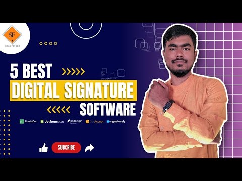 5 Best Digital Signature Software Review | Top e-signature software| PandaDoc, Jotform Sign...