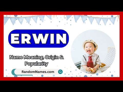 Erwin - Baby Boy Name Meaning, Origin & Popularity - RandomNames.com