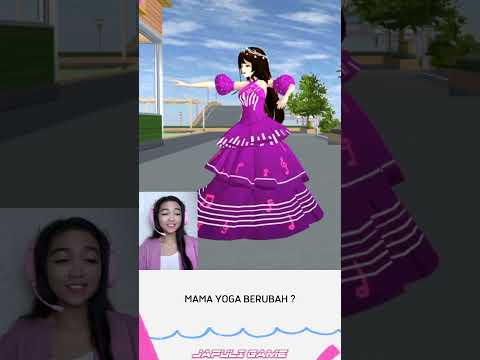 Gara gara Karin mama Yoga berubah jadi cantik #sakuraschoolsimulator #shorts