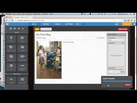 Weebly Blog Posting