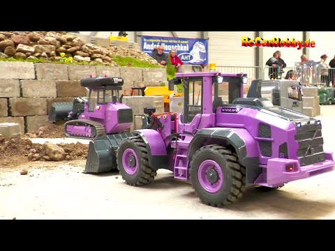 AWESOME RC TRUCKS AND RC EXCAVATORS, RC WHEEL LOADERS, RC CONSTRUCTION ZONE MESSE ERFURT 2024 p1