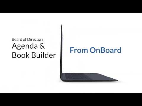 Board Book Builder | OnBoard Board Management Software